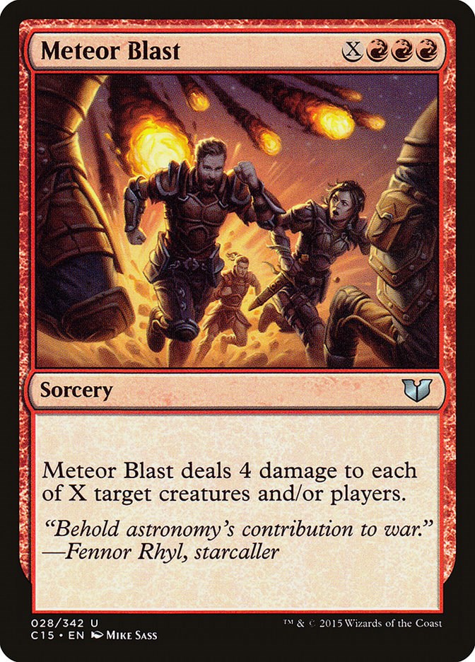 Meteor Blast - Commander 2015 - Magic: The Gathering