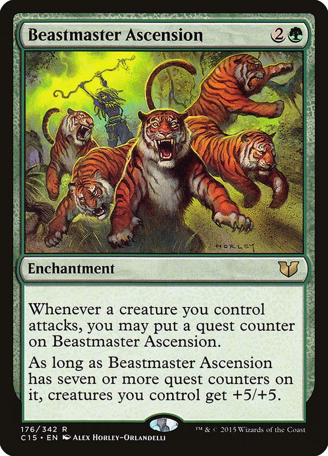 Beastmaster Ascension - Commander 2015 - Magic: The Gathering