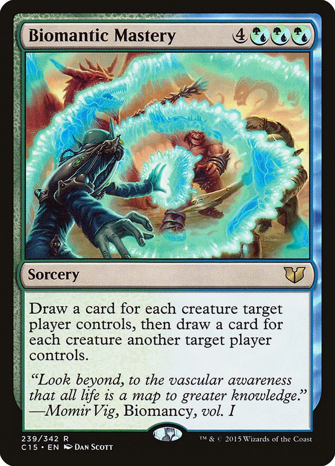 Biomantic Mastery - Commander 2015 - Magic: The Gathering