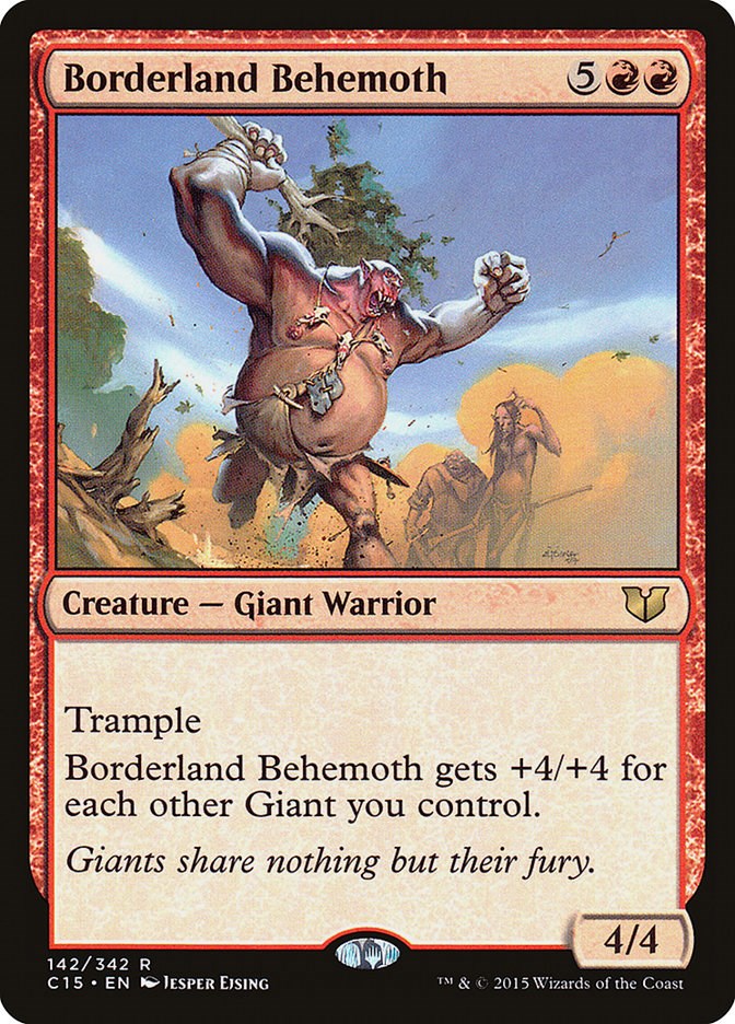 Borderland Behemoth - Commander 2015 - Magic: The Gathering