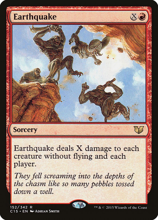 Earthquake - Commander 2015 - Magic: The Gathering