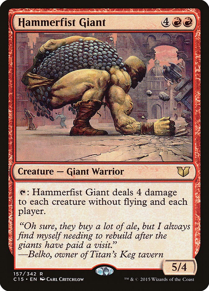 Hammerfist Giant - Commander 2015 - Magic: The Gathering
