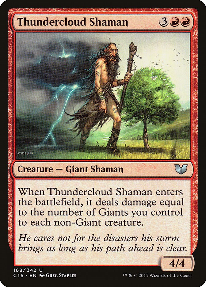 Thundercloud Shaman - Commander 2015 - Magic: The Gathering