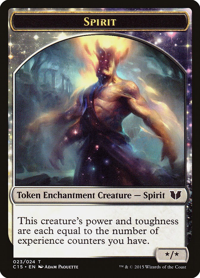 Spirit (Enchantment) // Cat Double-Sided Token - Commander 2015 - Magic ...