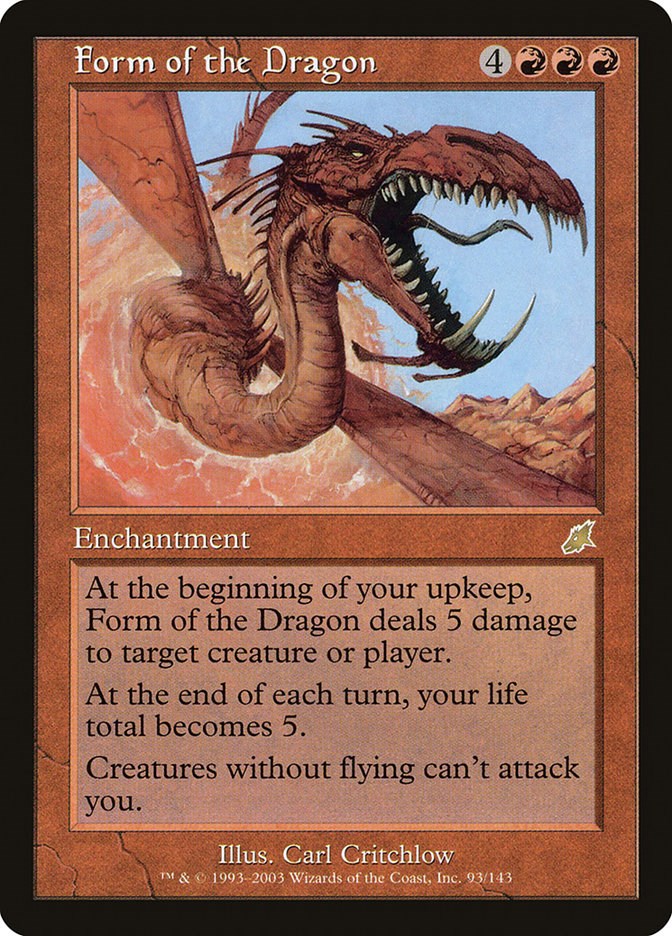 Form of the Dragon - Scourge - Magic: The Gathering