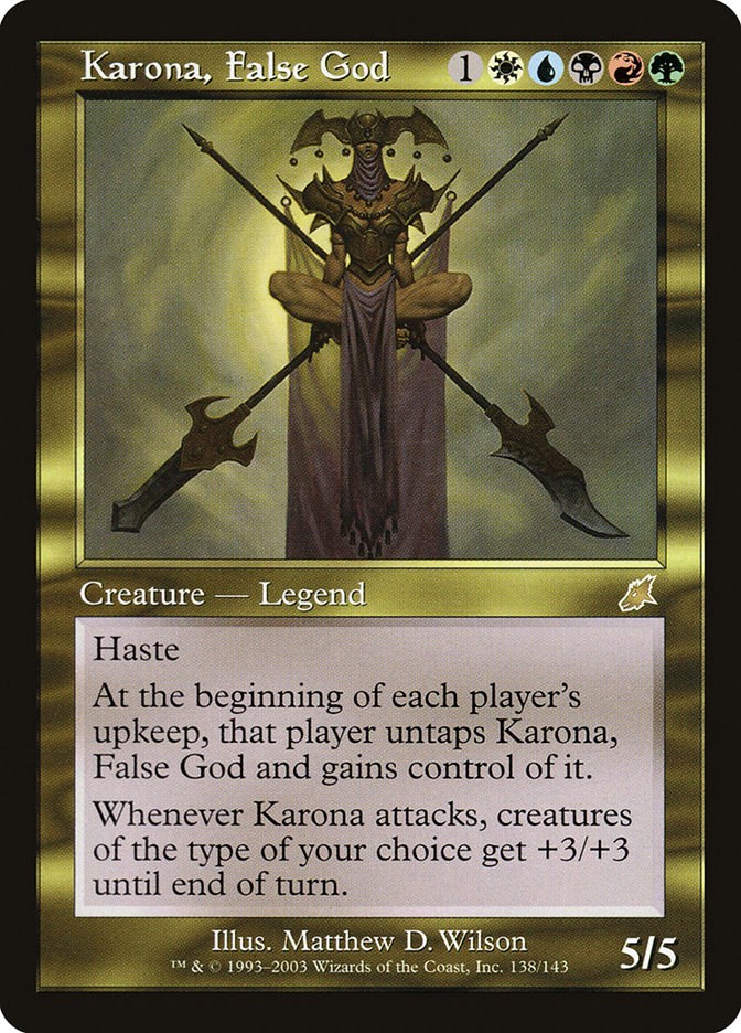 Karona, False God - Scourge - Magic: The Gathering