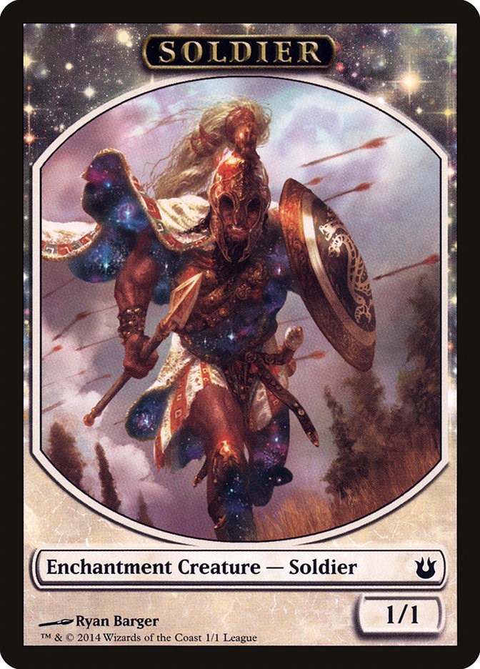 Soldier Token (Born of the Gods) - League Promos - Magic: The Gathering