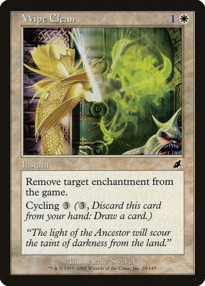 Wipe Clean - Scourge - Magic: The Gathering
