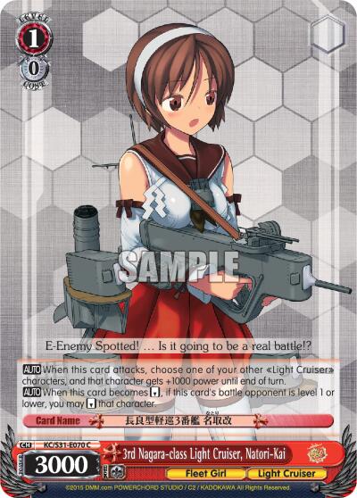 3rd Nagara-class Light Cruiser, Natori-Kai - KanColle, 2nd Fleet ...