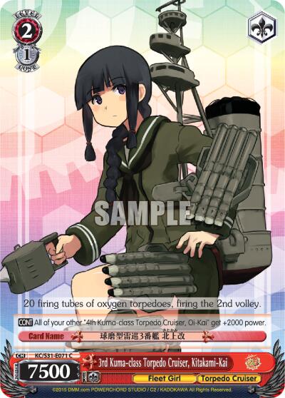 3rd Kuma-class Torpedo Cruiser, Kitakami-Kai - KanColle, 2nd Fleet ...