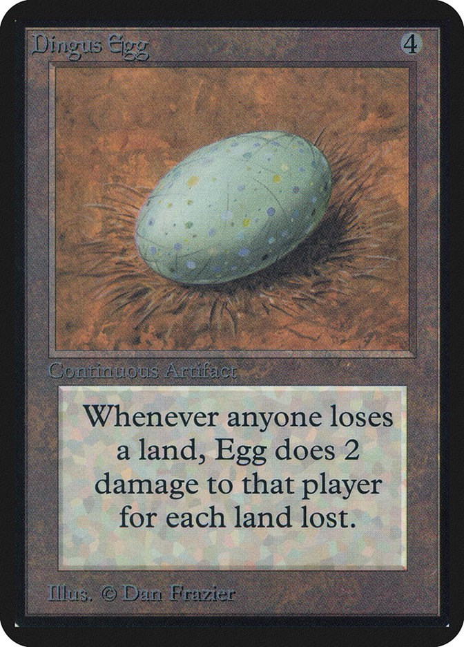 Dingus Egg - Alpha Edition - Magic: The Gathering