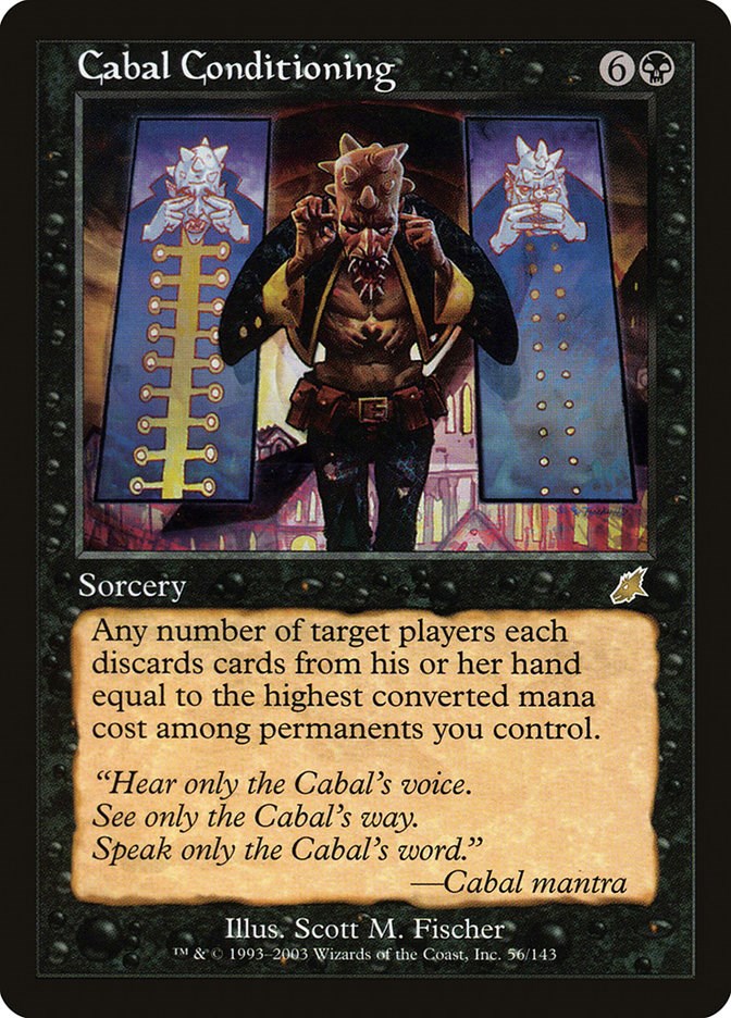 Cabal Conditioning - Scourge - Magic: The Gathering