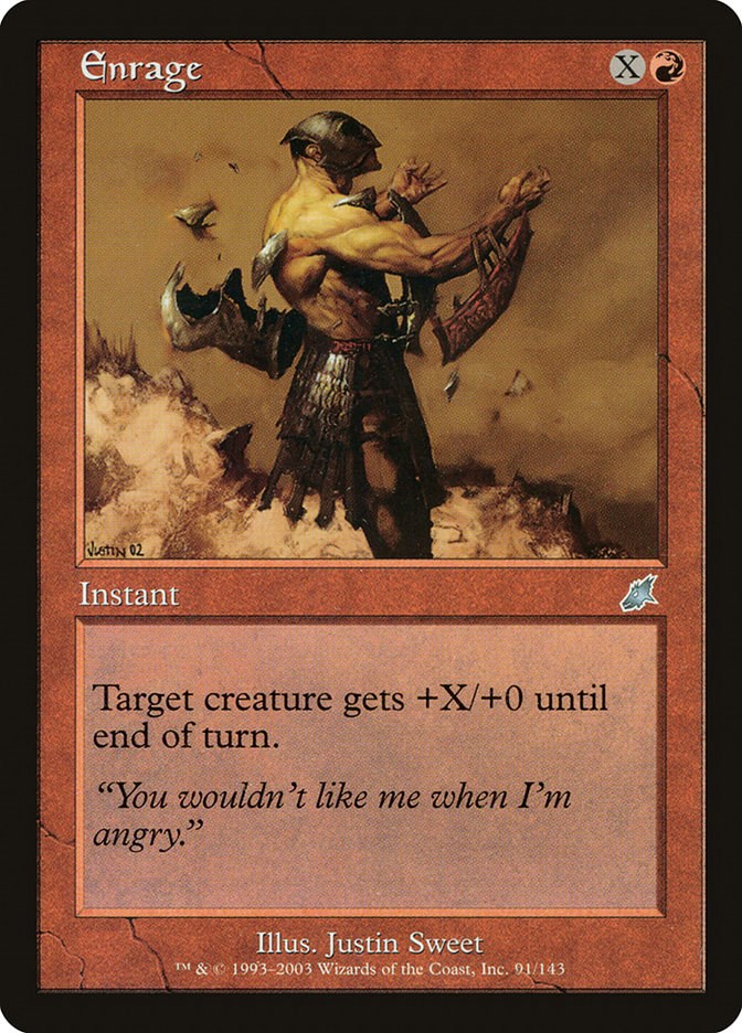Enrage - Scourge - Magic: The Gathering
