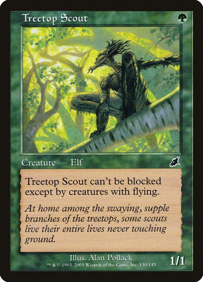 Treetop Scout - Scourge - Magic: The Gathering