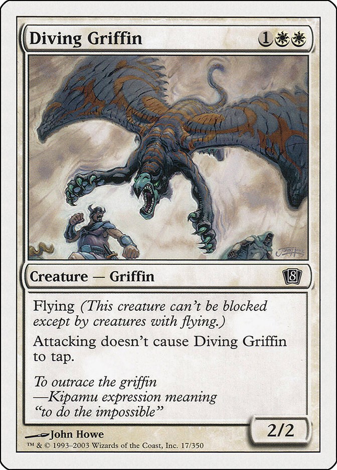 Diving Griffin - 8th Edition - Magic: The Gathering