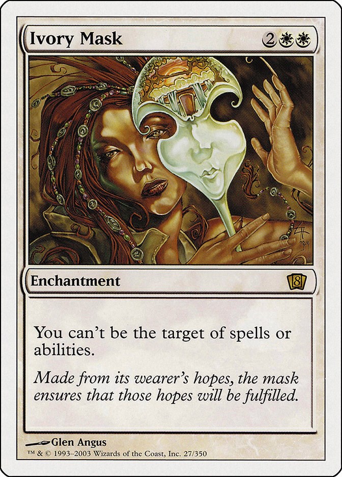Ivory Mask - 8th Edition - Magic: The Gathering