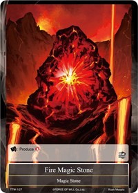 Fire Magic Stone - The Twilight Wanderer - Force of Will
