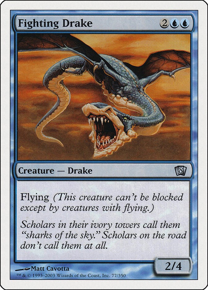 Fighting Drake - 8th Edition - Magic: The Gathering