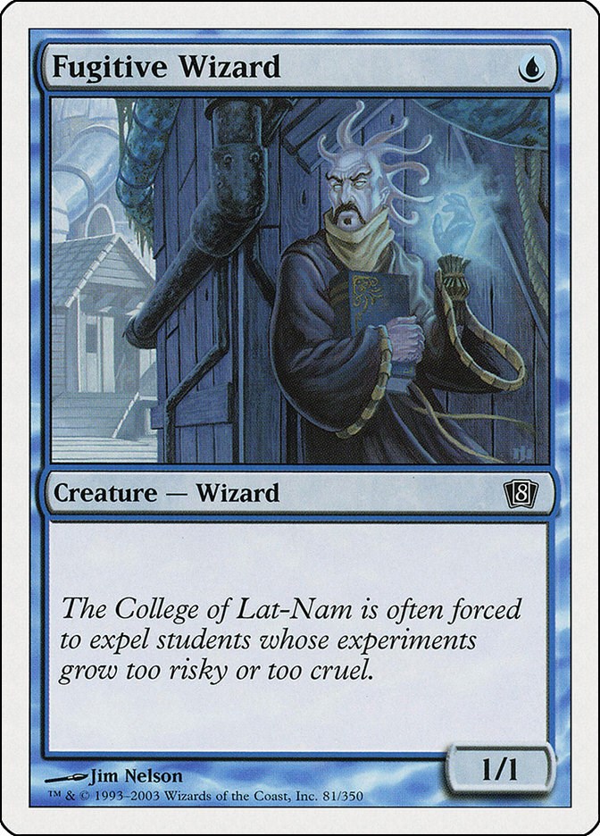 Fugitive Wizard - 8th Edition - Magic: The Gathering