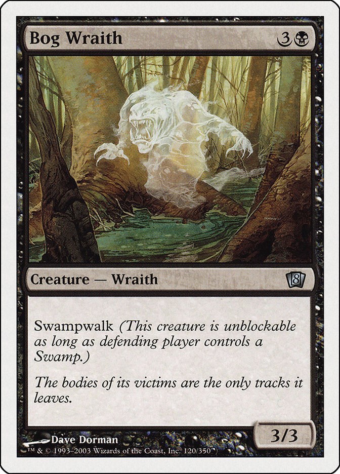 Bog Wraith - 8th Edition - Magic: The Gathering