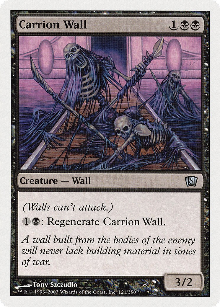 Carrion Wall - 8th Edition - Magic: The Gathering