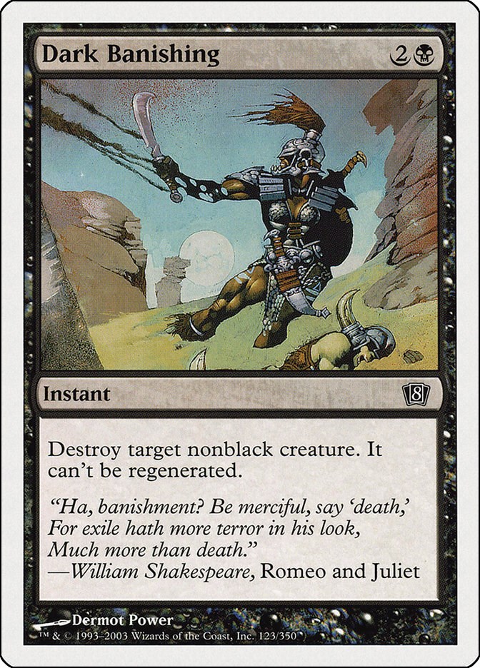 Dark Banishing - 8th Edition - Magic: The Gathering