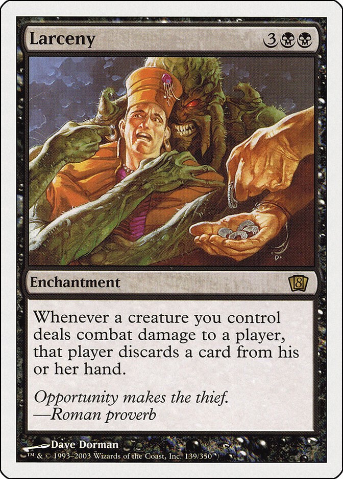 Larceny - 8th Edition - Magic: The Gathering