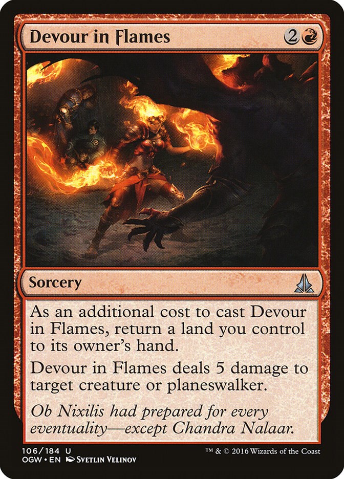 Devour in Flames - Oath of the Gatewatch - Magic: The Gathering