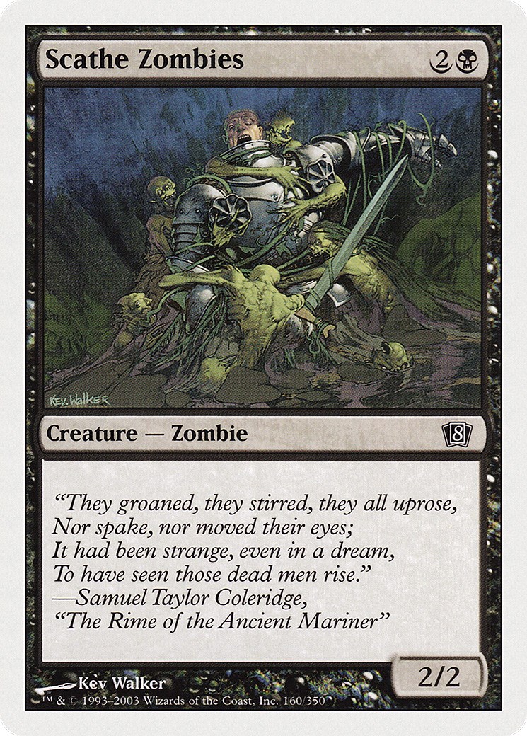 Scathe Zombies - 8th Edition - Magic: The Gathering