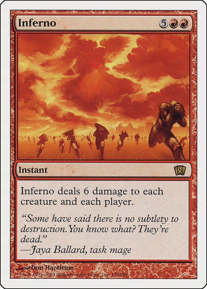 Inferno - 8th Edition - Magic: The Gathering