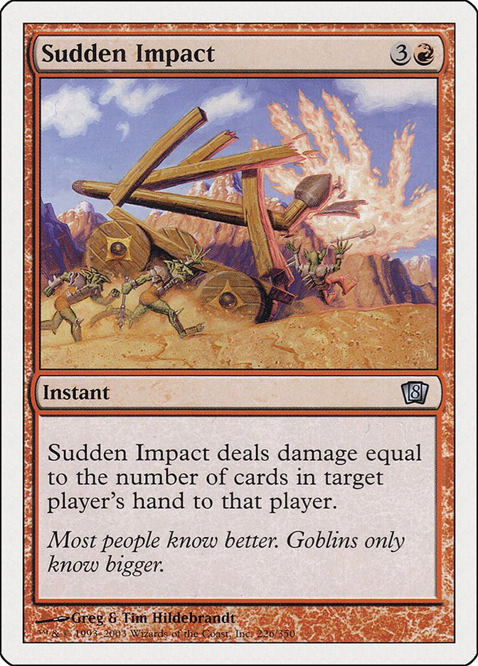 Sudden Impact - 8th Edition - Magic: The Gathering