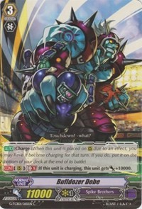 Bulldozer Dobe - G-TCB01: The RECKLESS RAMPAGE - Cardfight Vanguard