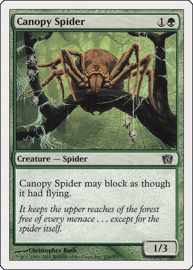 Canopy Spider - 8th Edition - Magic: The Gathering