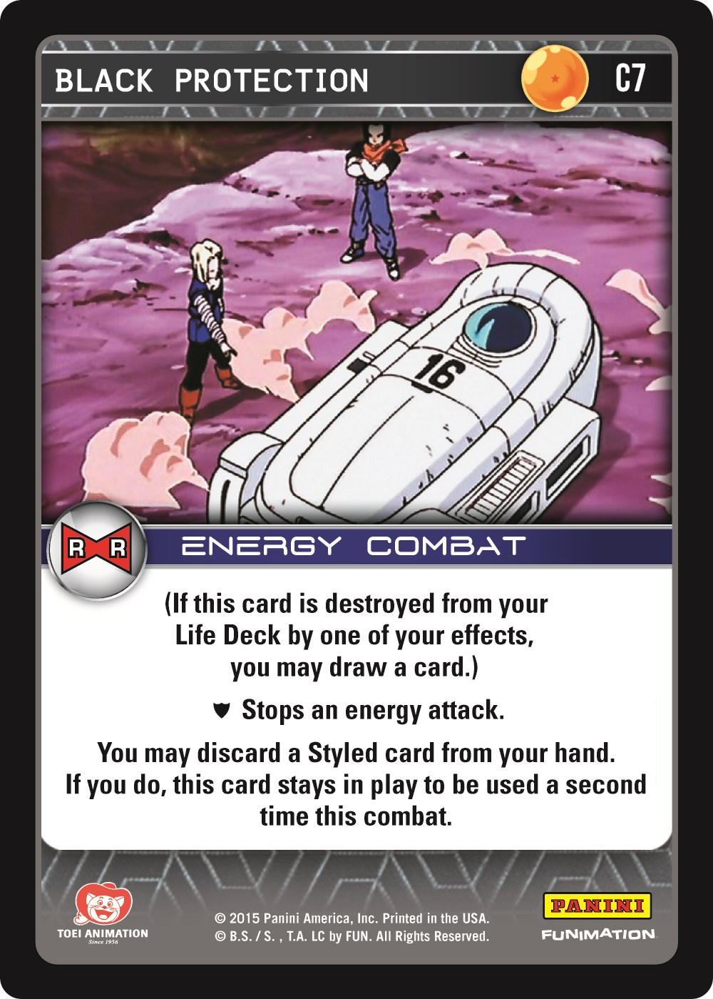 Black Protection - Panini: Evolution - Dragon Ball Z TCG