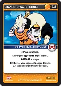 Orange Upward Strike - Panini: Evolution - Dragon Ball Z TCG