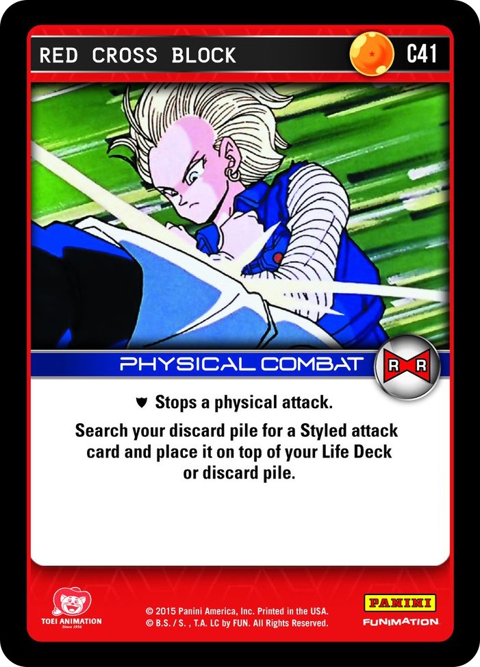 Red Cross Block - Panini: Evolution - Dragon Ball Z TCG