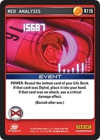 Red Analysis - Panini: Evolution - Dragon Ball Z TCG