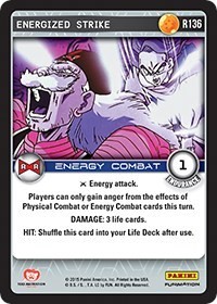 Energized Strike - Panini: Evolution - Dragon Ball Z TCG