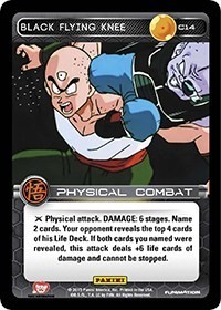 Black Flying Knee - Panini: Movie Collection - Dragon Ball Z TCG