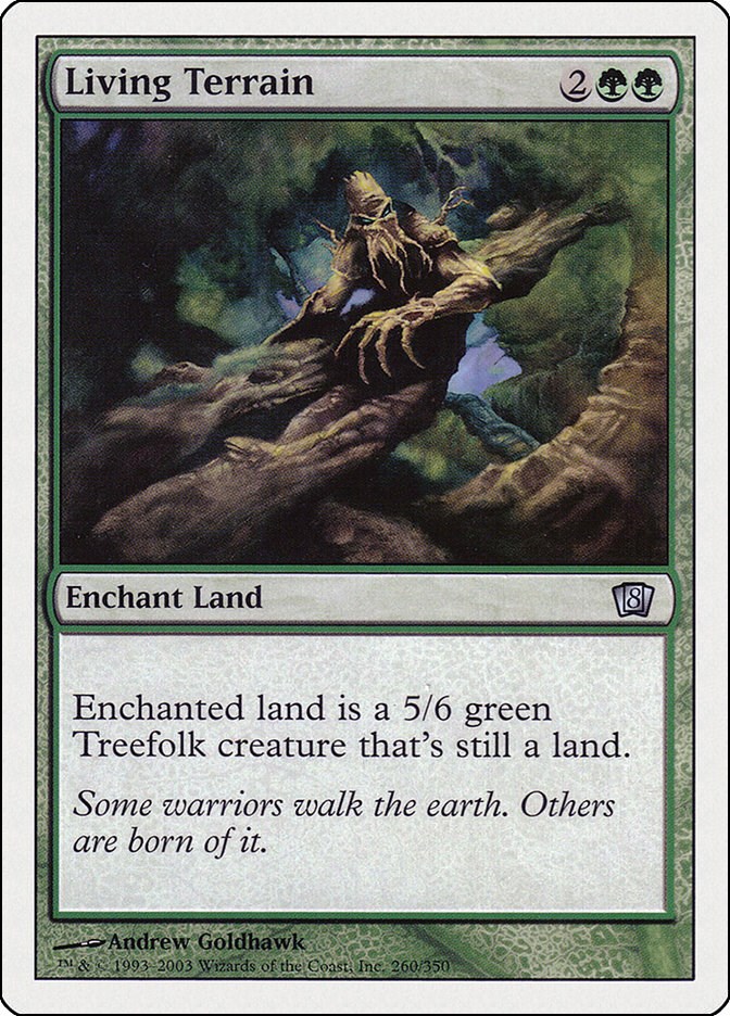 Living Terrain - 8th Edition - Magic: The Gathering