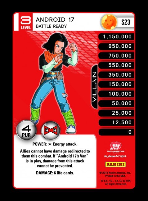 Android 17 - Battle Ready (High Tech Foil) - Panini: Evolution - Dragon ...