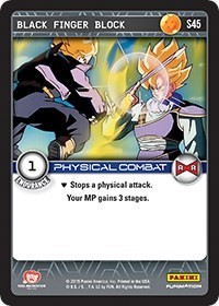 Black Finger Block - Panini: Evolution - Dragon Ball Z TCG