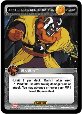 Lord Slug's Regeneration - Panini: Movie Collection - Dragon Ball Z TCG