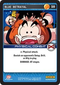 Blue Betrayal - Panini: Evolution - Dragon Ball Z TCG