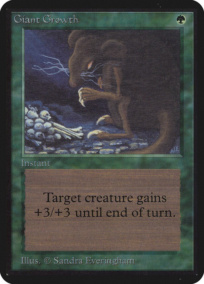 Giant Growth - Alpha Edition - Magic: The Gathering