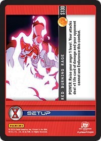 Red Burning Rage - Panini: Evolution - Dragon Ball Z TCG