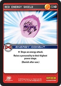 Red Energy Shield - Panini: Evolution - Dragon Ball Z TCG