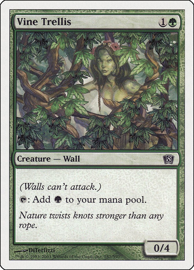 Vine Trellis - 8th Edition - Magic: The Gathering