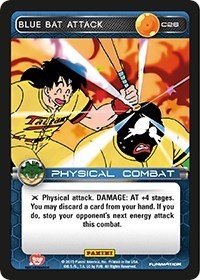 Blue Bat Attack - Panini: Heroes & Villains - Dragon Ball Z TCG