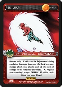 Red Leap - Panini: Heroes & Villains - Dragon Ball Z TCG